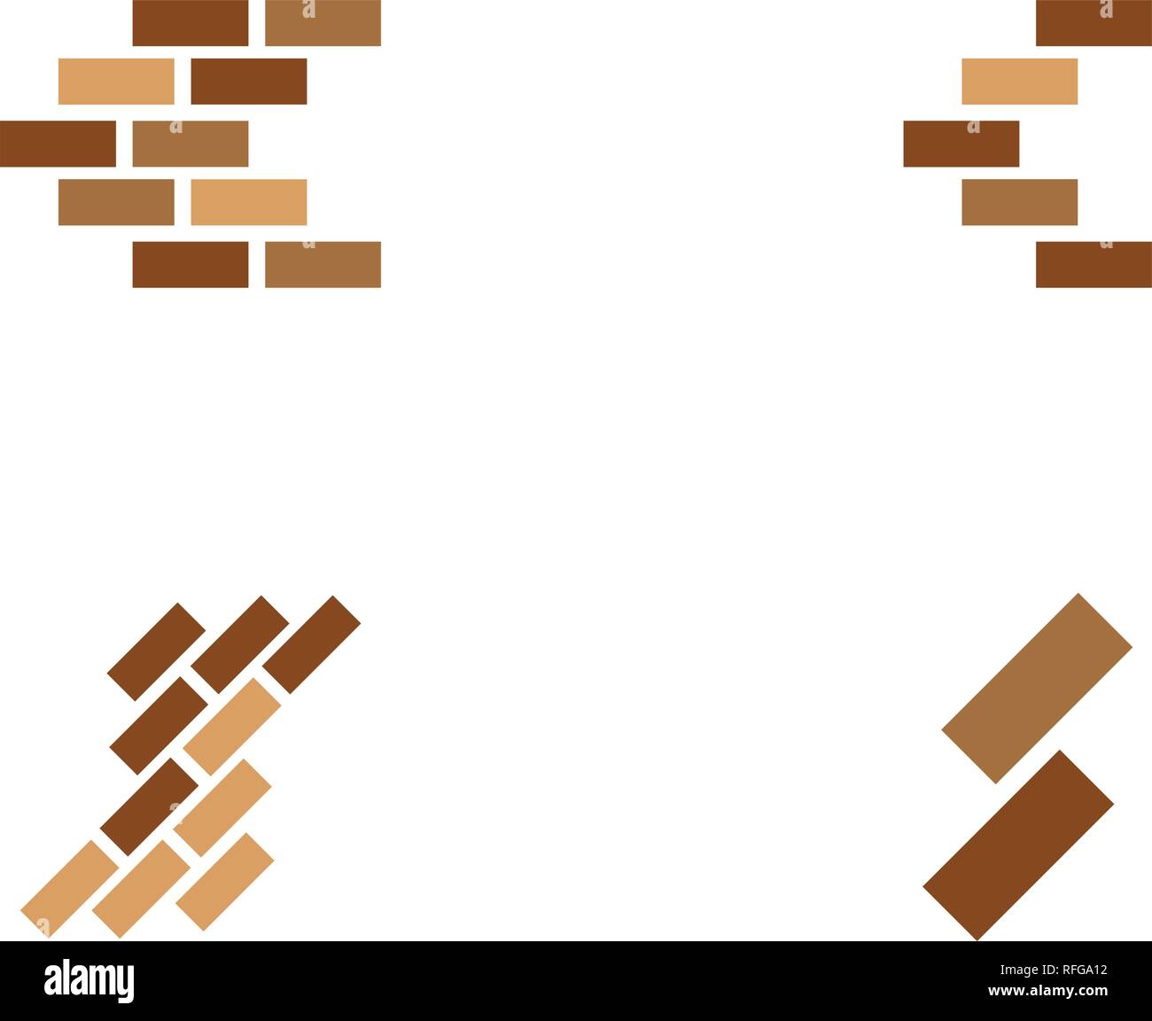 Bricks brickwork Stock Vector Images - Alamy