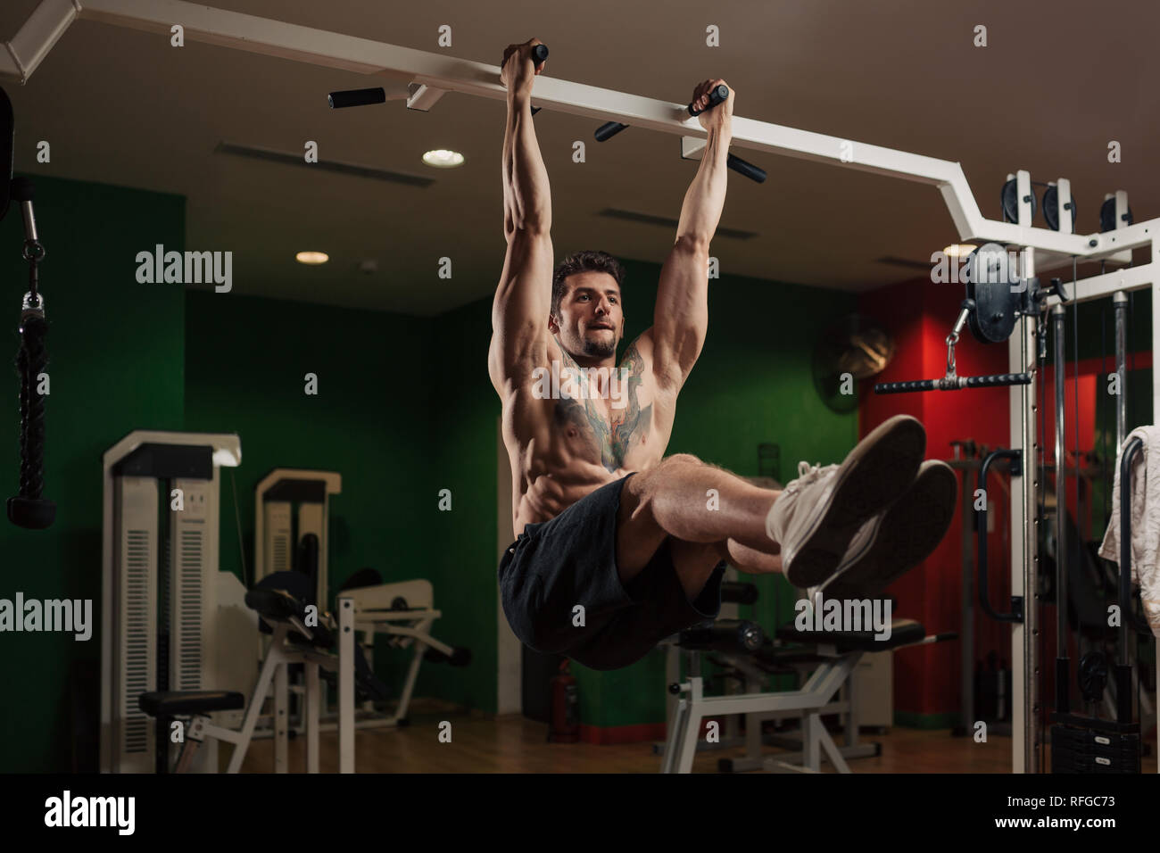 Fat man abs hi-res stock photography and images - Alamy