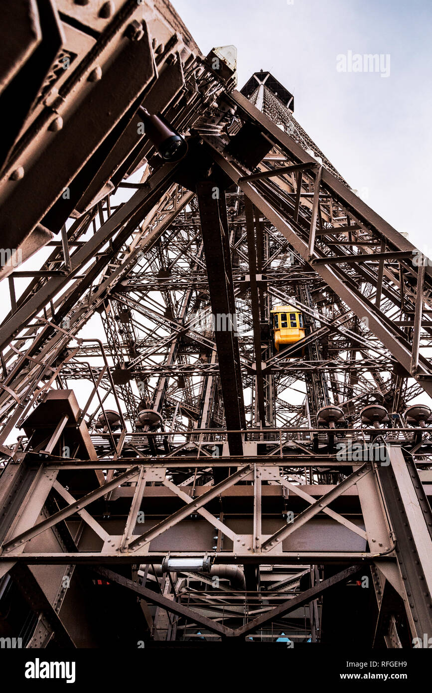 Detail Steel Structure Eiffel Tower High Resolution Stock Photography ...