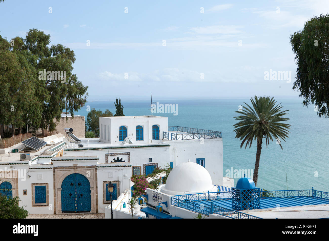 Beautiful view of sidi bou said hi-res stock photography and images - Alamy