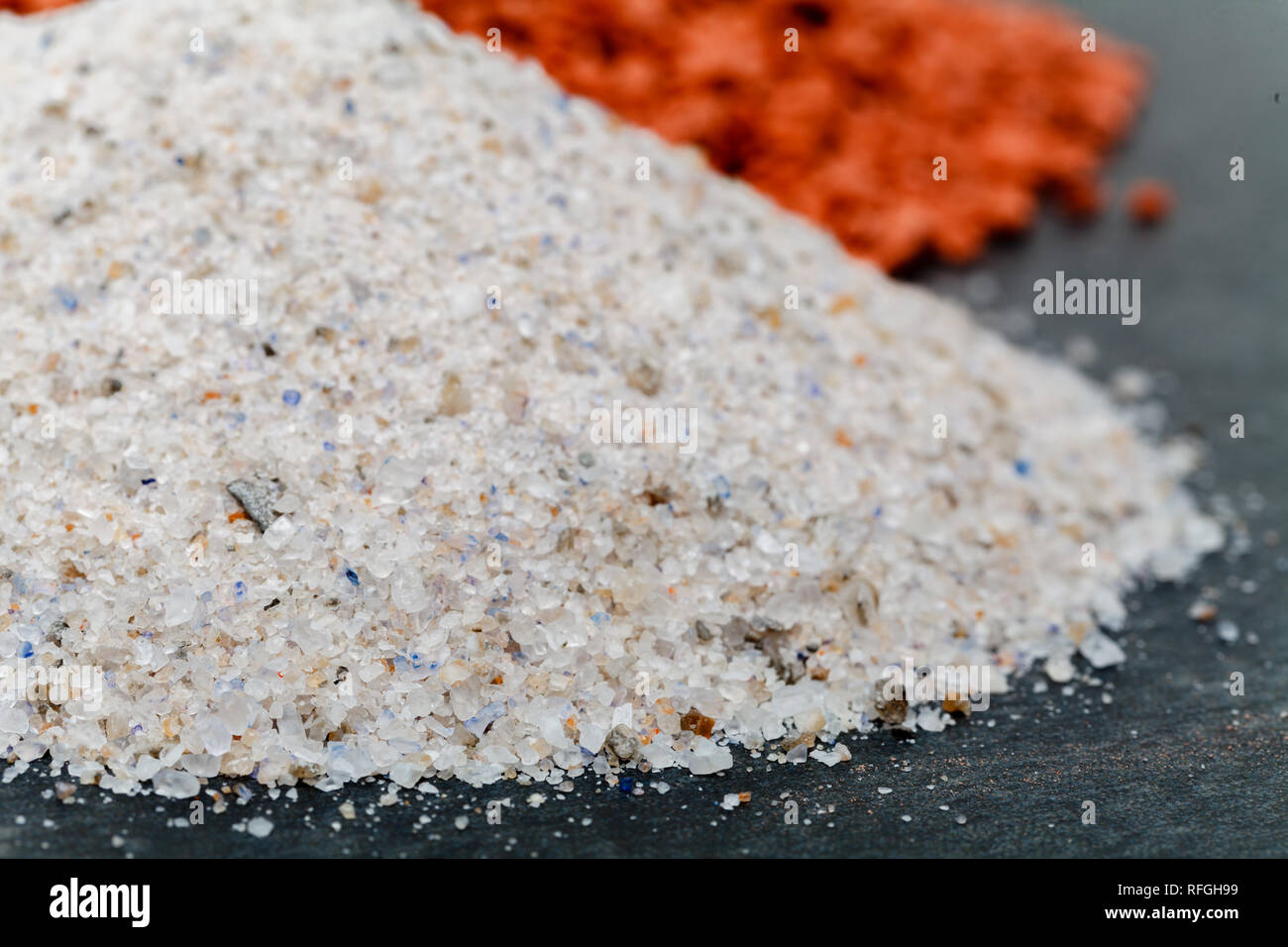 Heap of mineral fertilizers closeup Stock Photo - Alamy
