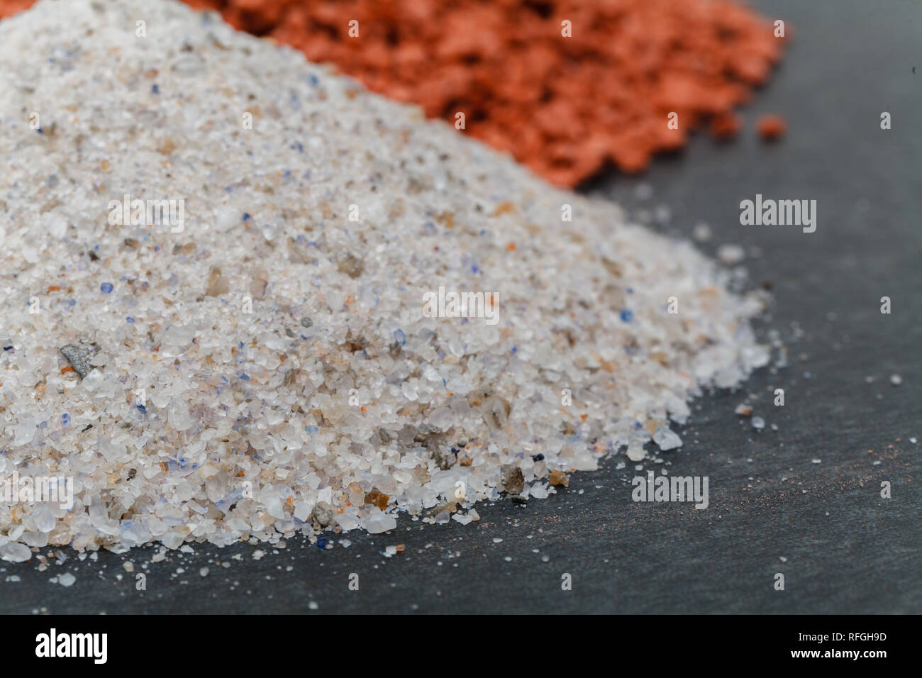 Composite mineral fertilizers. Big heap on stone Stock Photo - Alamy