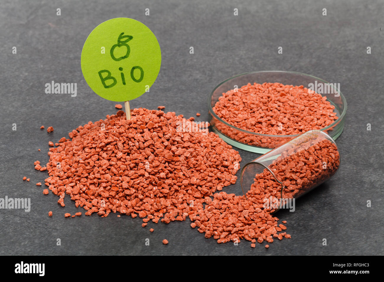 pile of pink fertilizer for plants Stock Photo - Alamy