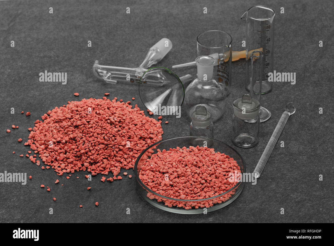 pile of pink fertilizer for plants Stock Photo - Alamy