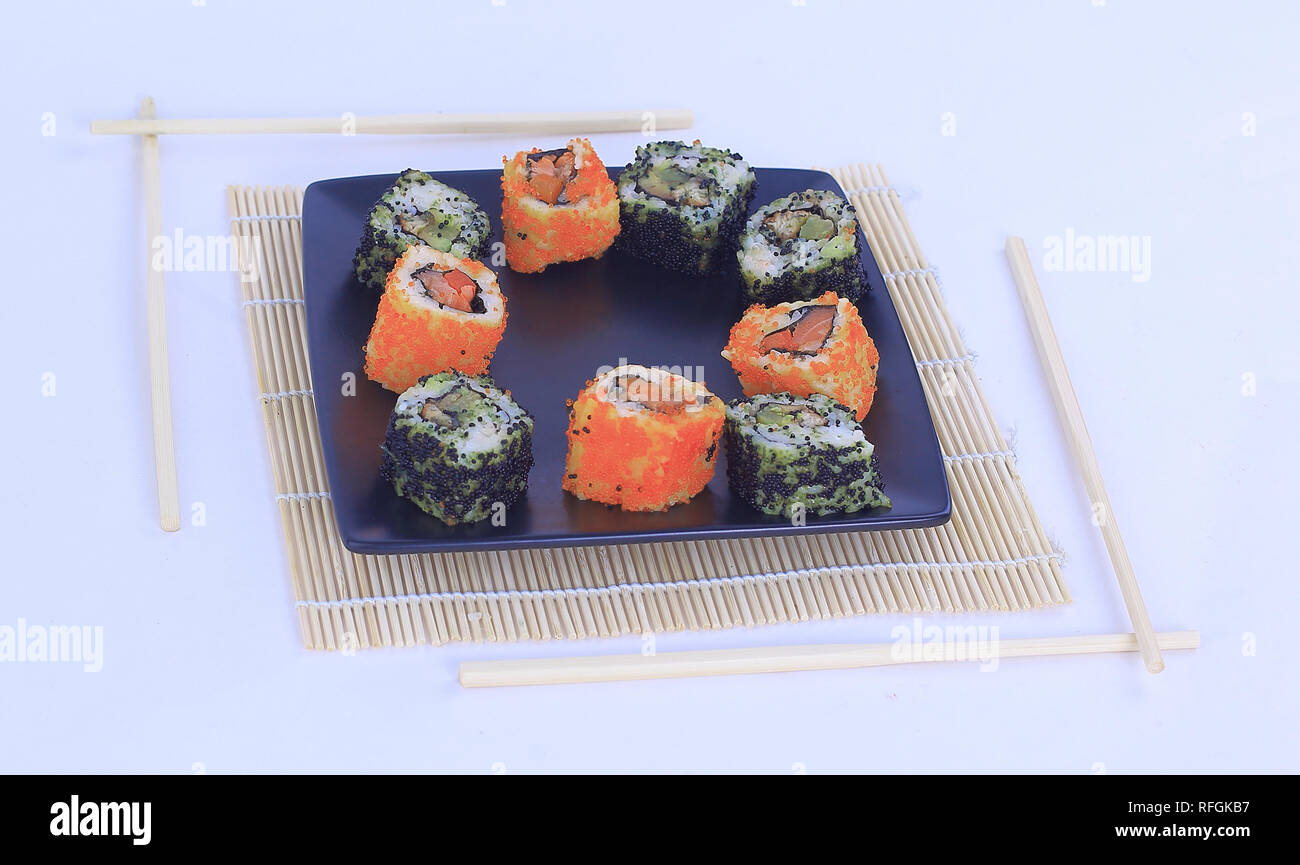 Sushi types isolated hi-res stock photography and images - Alamy