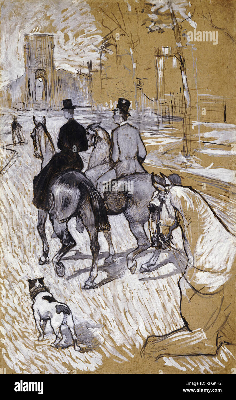 Henri de toulouse lautrec self portrait hi-res stock photography and ...