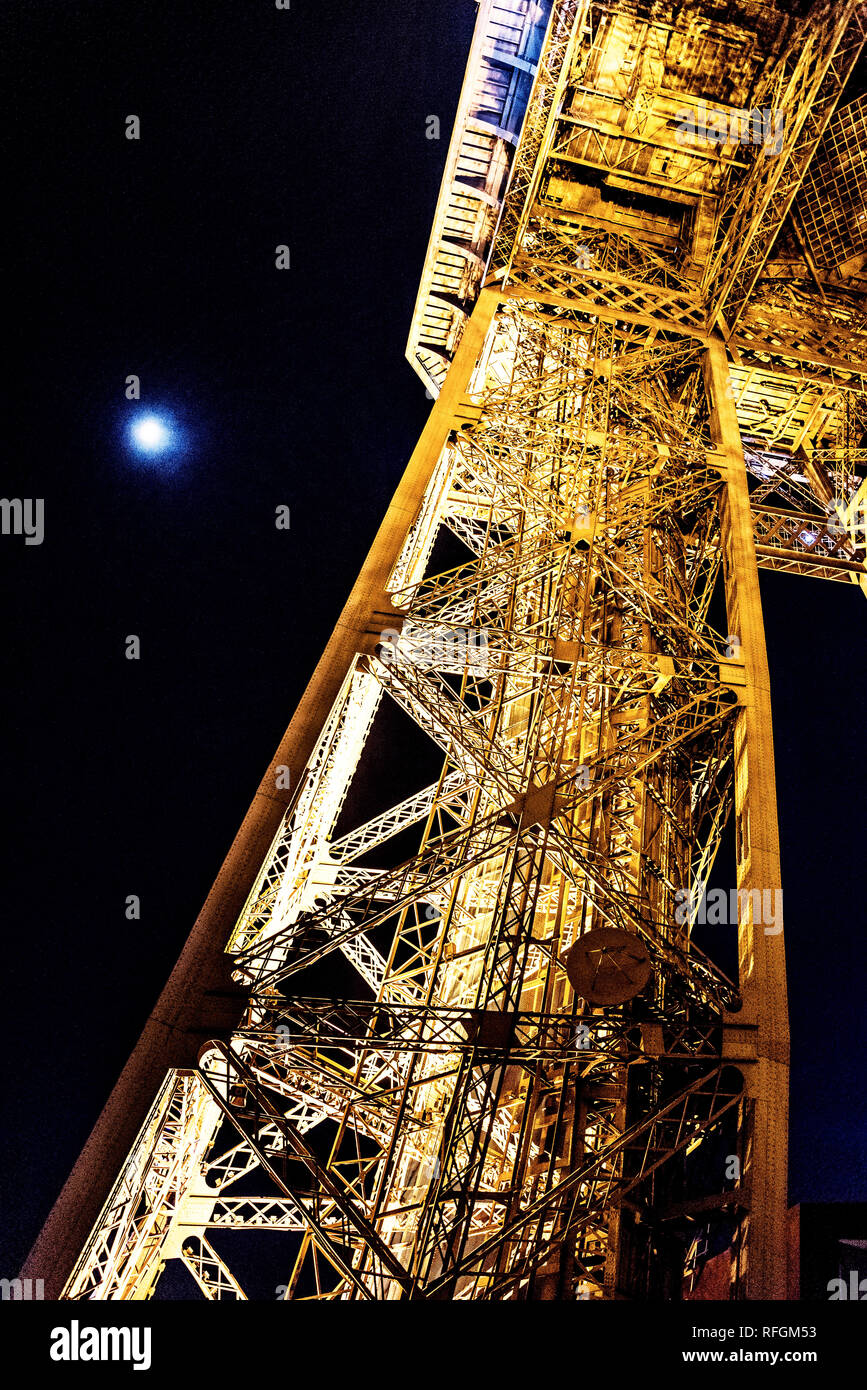 Detail Steel Structure Eiffel Tower High Resolution Stock Photography ...