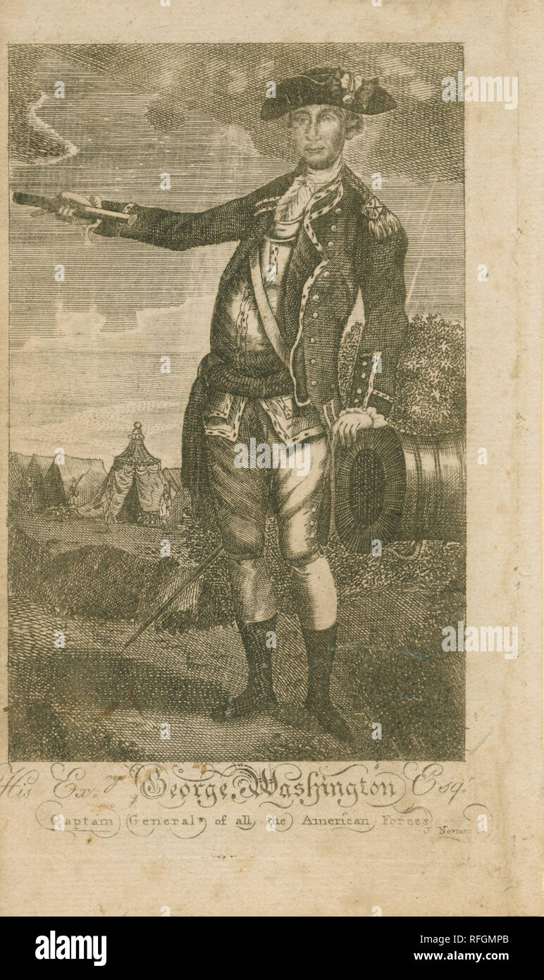 George washington as a young man hi-res stock photography and images ...