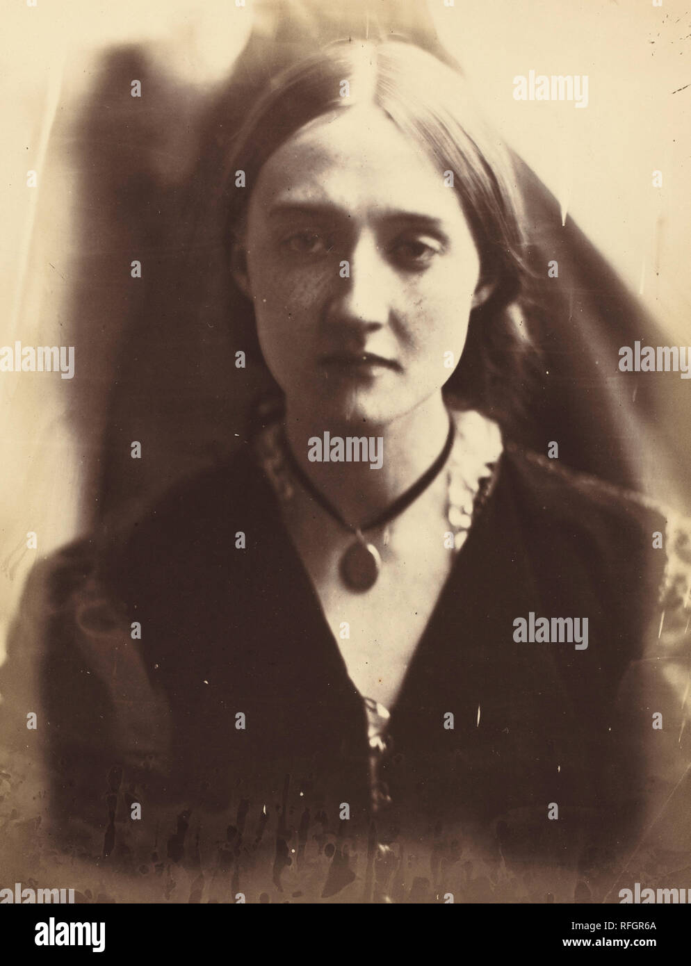 Mary Fisher. Dated: 1864. Dimensions: image: 24.8 x 19.1 cm (9 3/4 x 7 ...