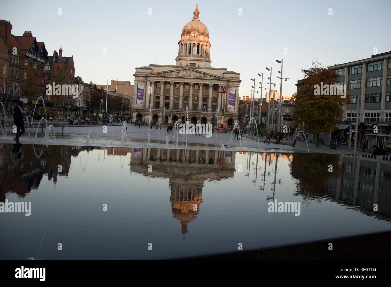 Nottingham Urban landscapes and structures Stock Photo - Alamy