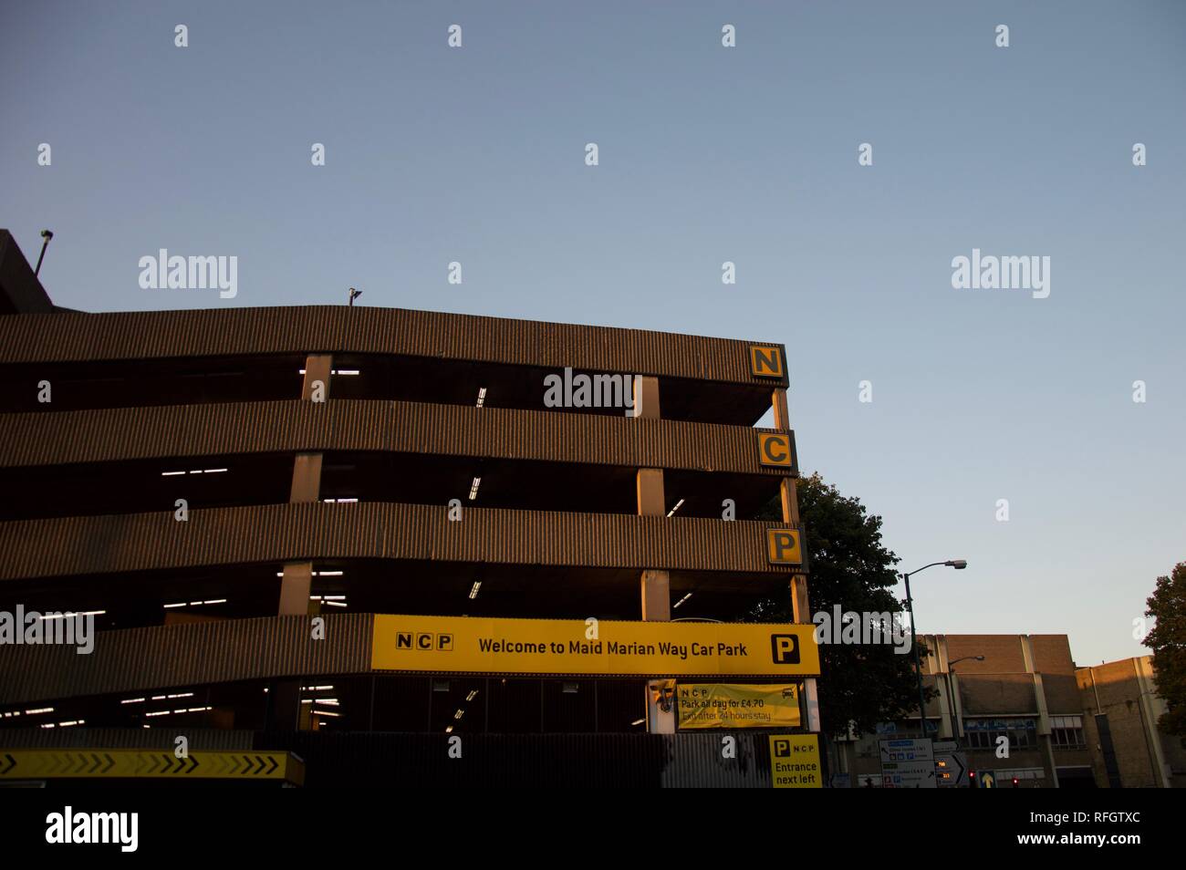 Nottingham Urban landscapes and structures Stock Photo - Alamy