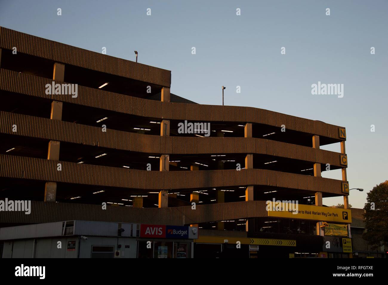 Nottingham Urban landscapes and structures Stock Photo - Alamy