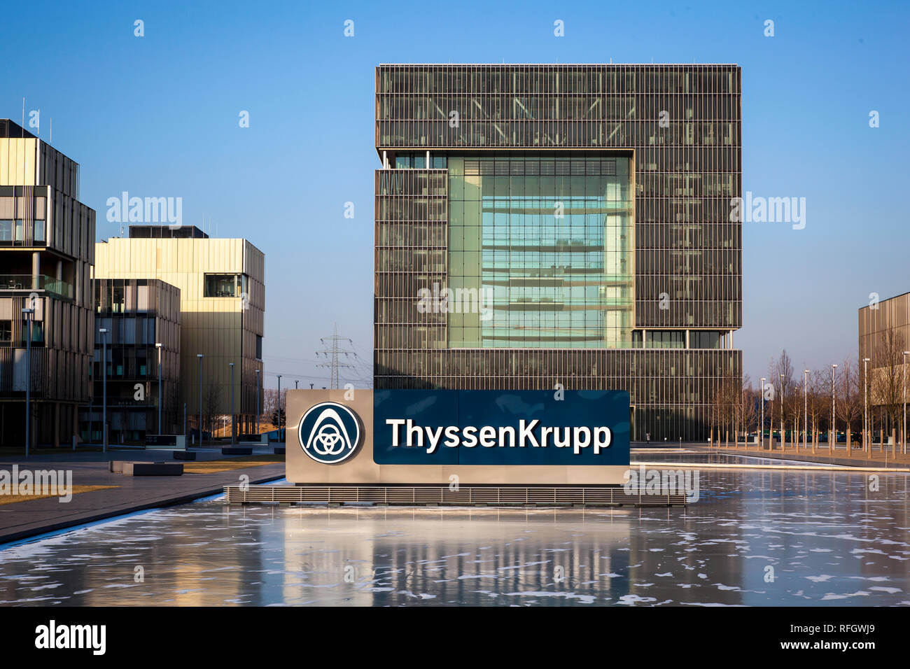 ThyssenKrupp Quarter, headquarters, Essen, North Rhine-Westphalia ...