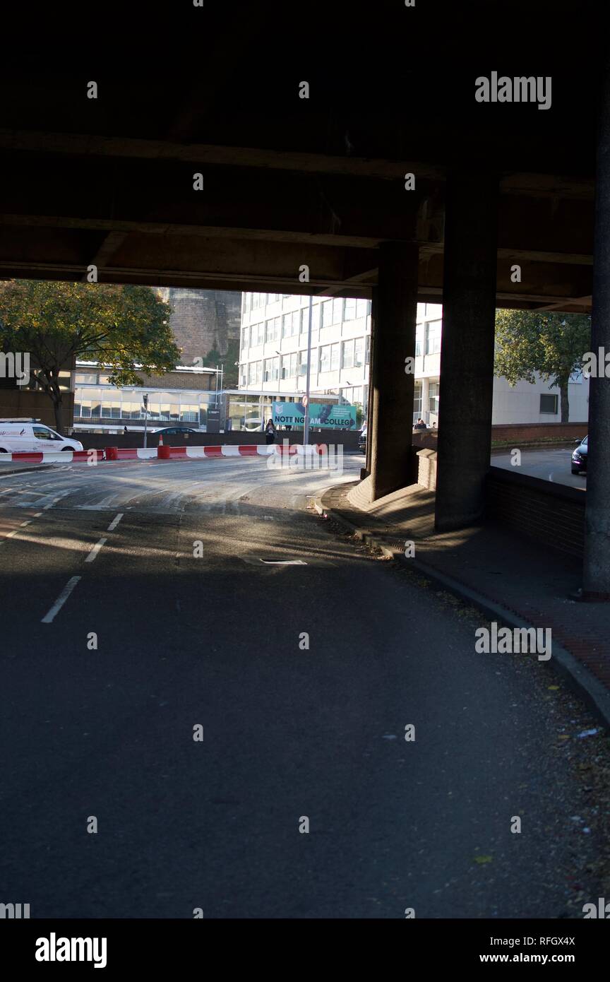 Nottingham Urban landscapes and structures Stock Photo - Alamy