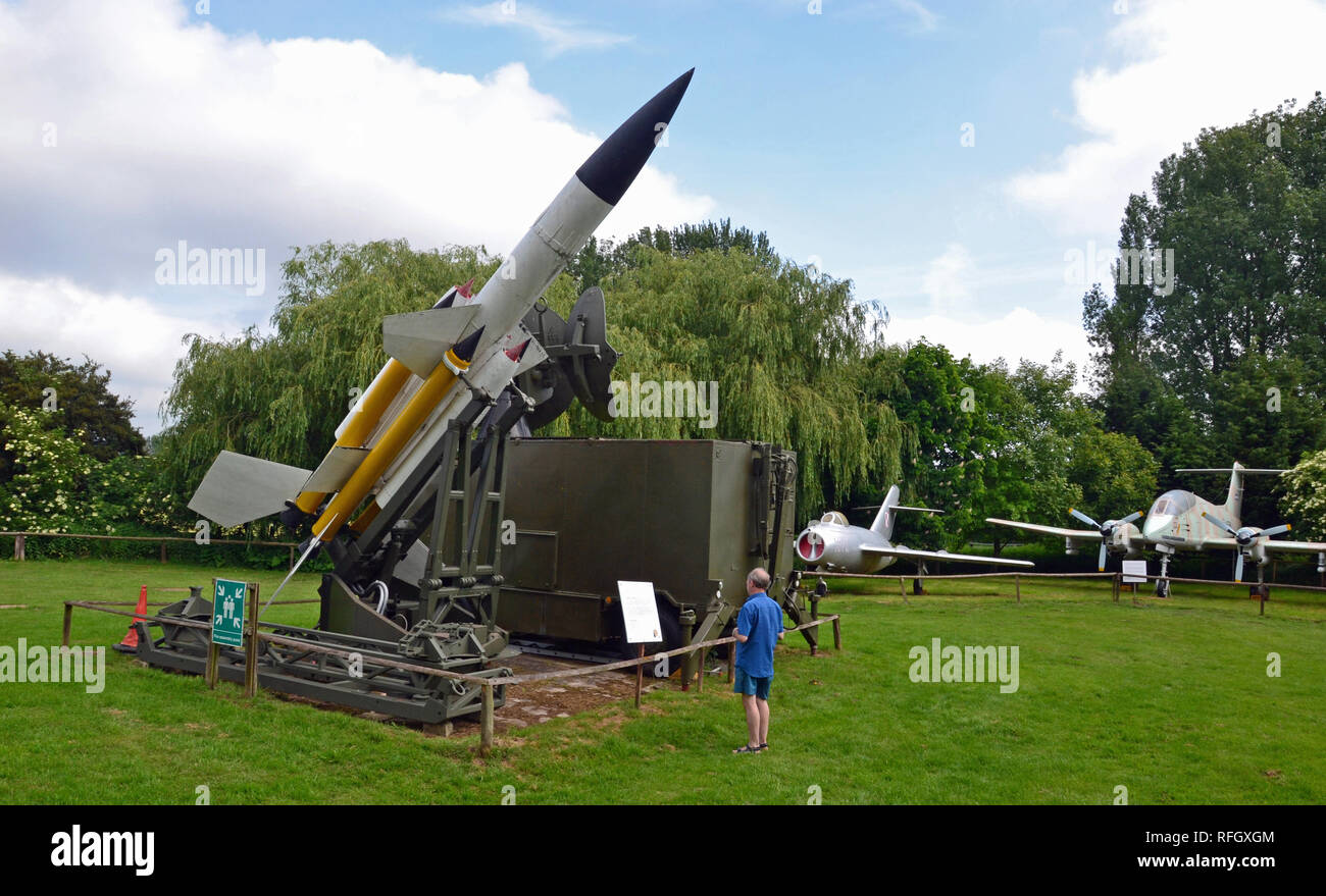 Bristol Bloodhound MK1 is a British surface-to-air missile developed in ...
