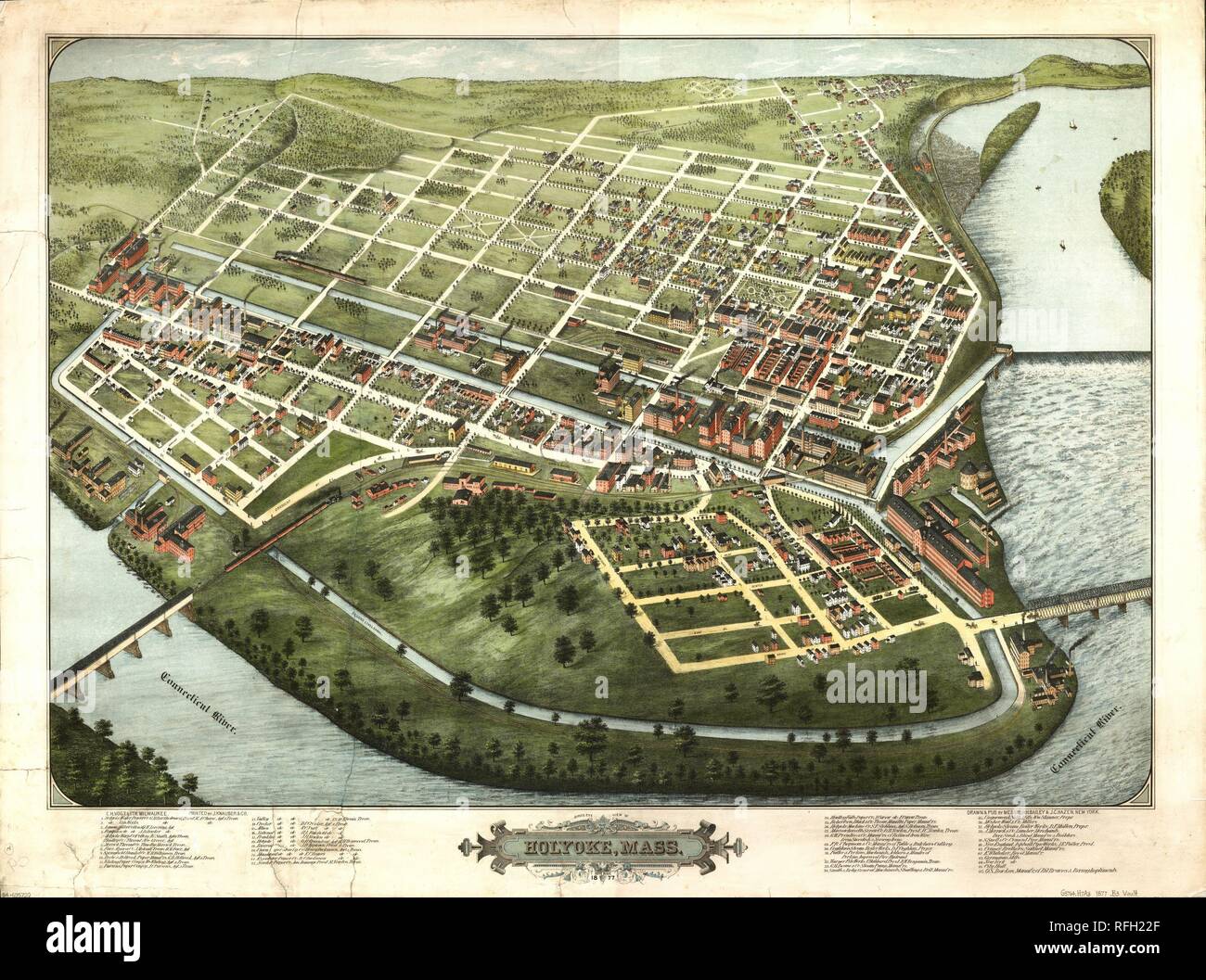 Birds eye view world map hi-res stock photography and images - Alamy