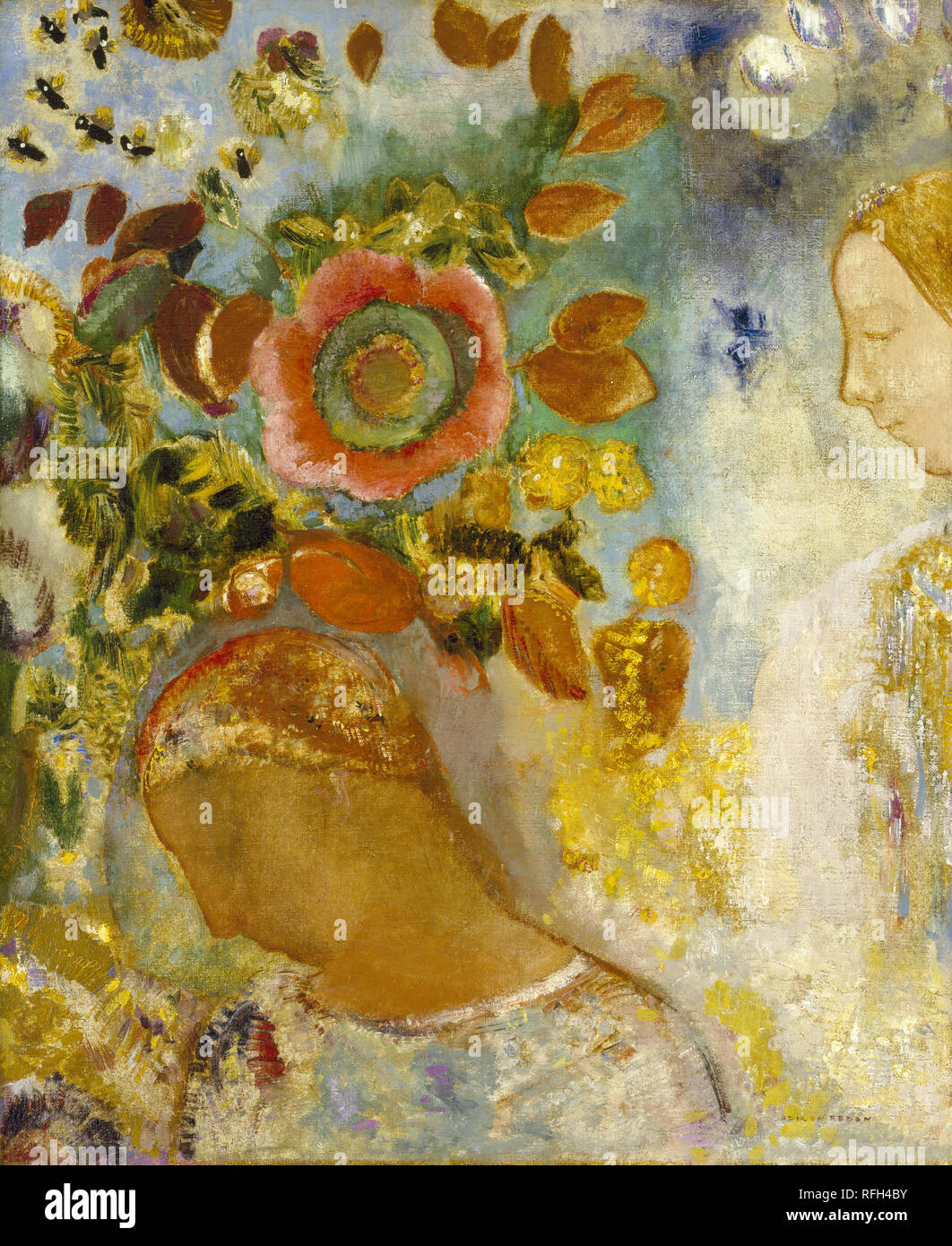 Odilon redon flowers hi-res stock photography and images - Alamy
