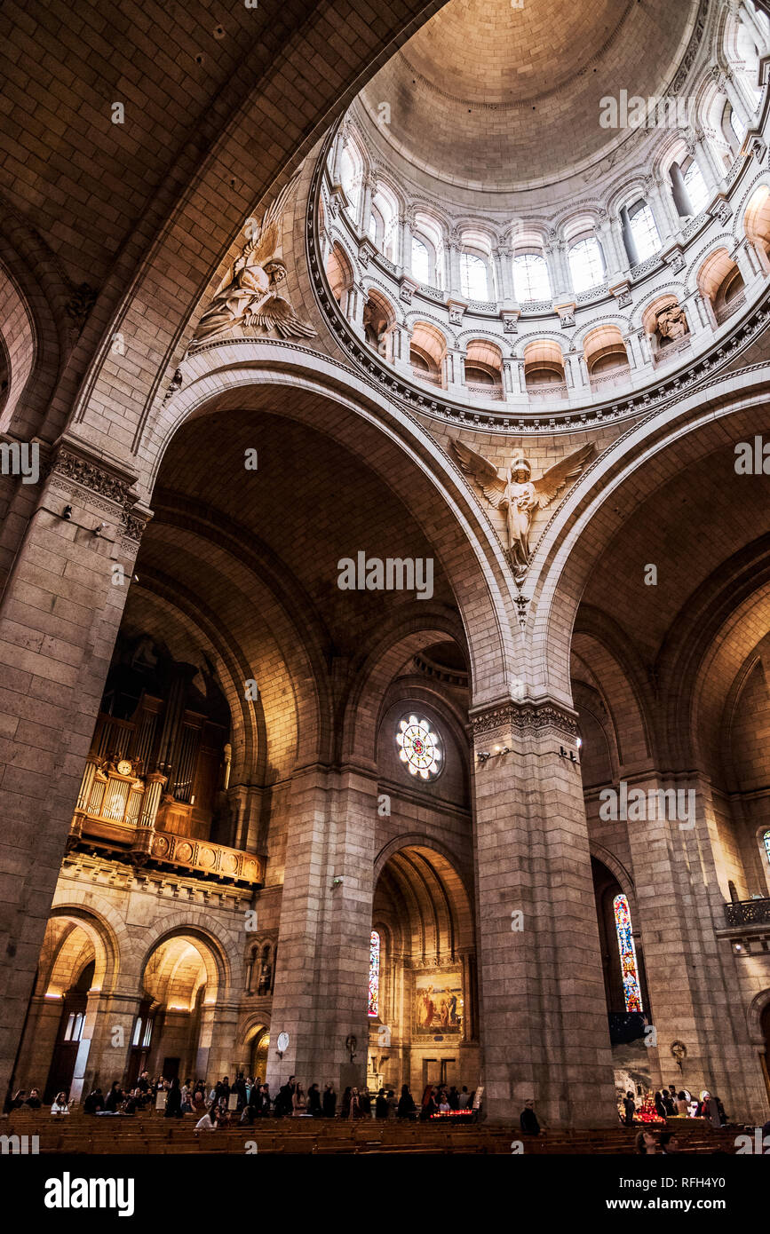 Sacre Coeur Montmartre Interior High Resolution Stock Photography and ...