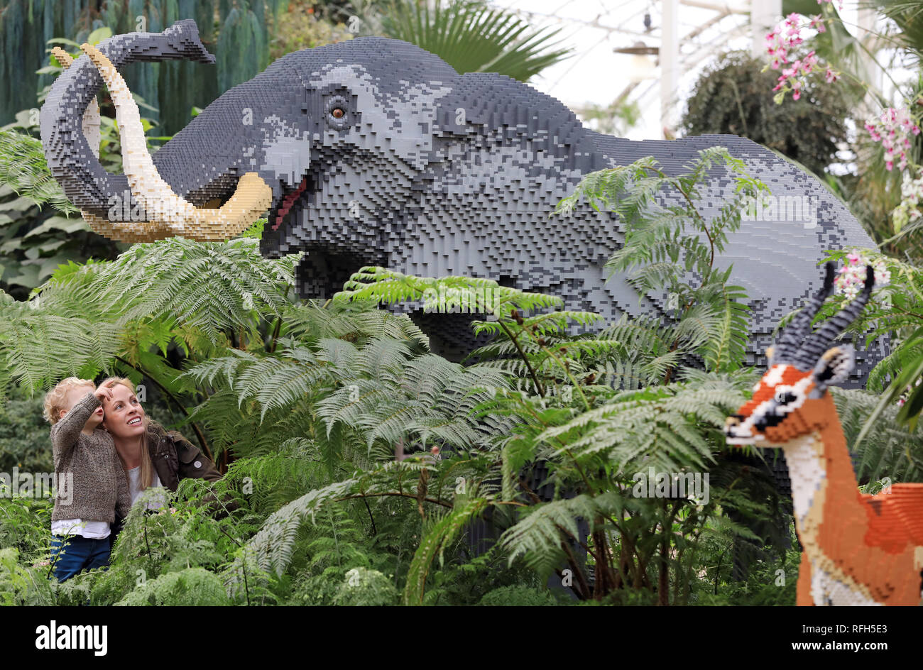 Life size lego brick sculptures hi-res stock photography and images - Alamy