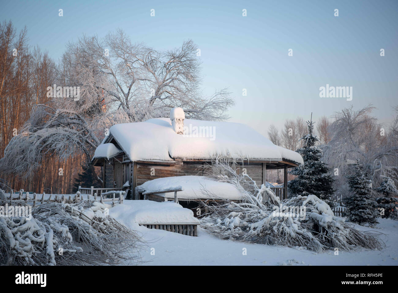 Harbin, Harbin, China. 25th Jan, 2019. Harbin, CHINA-Snow scenery of ...