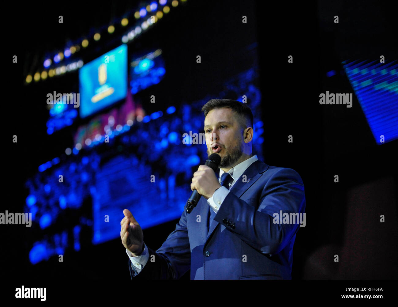 The leader of nationalist National Corps political party Andriy ...