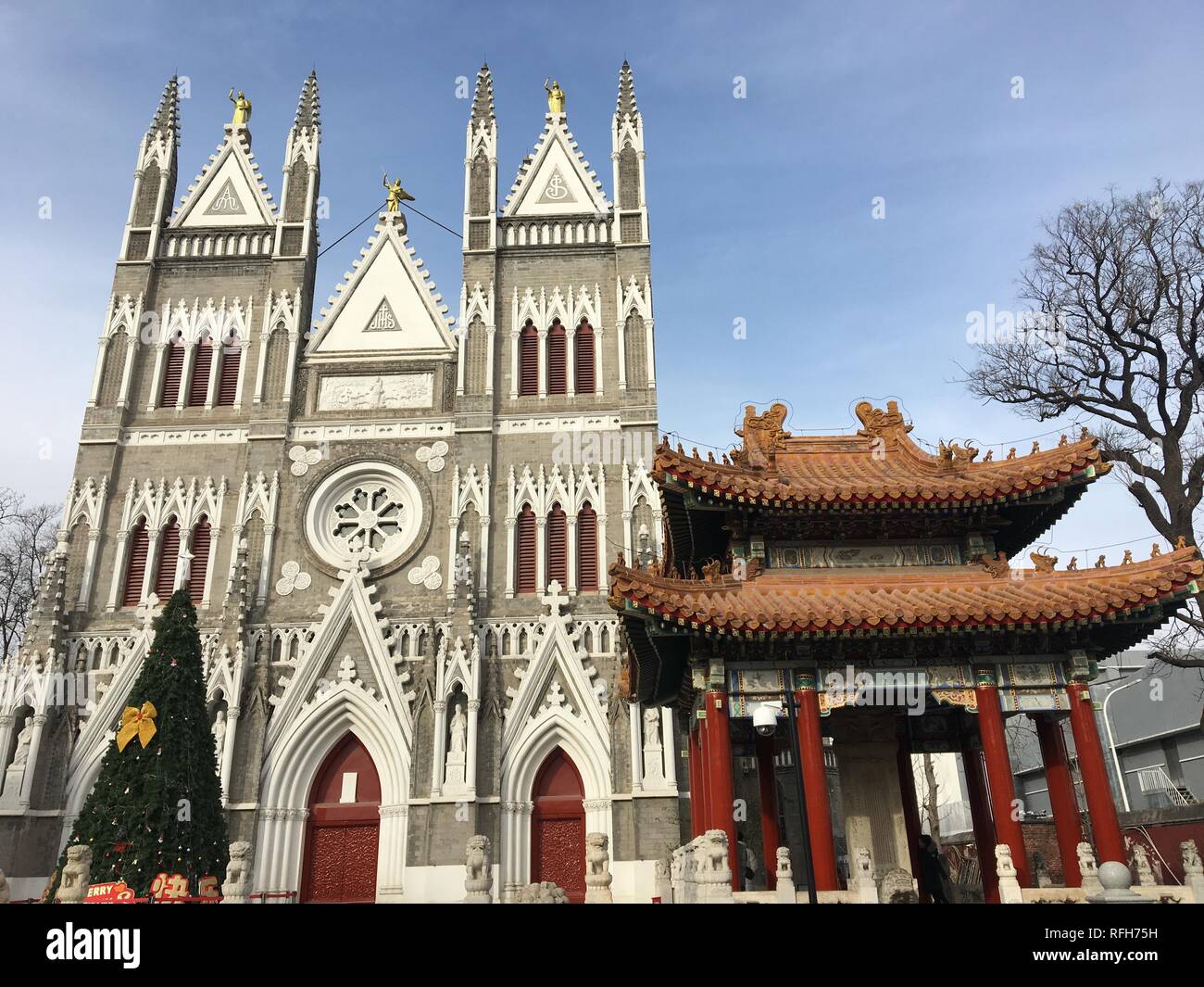 Beijing, Beijing, China. 26th Jan, 2019. Beijing, CHINA-The Church of ...