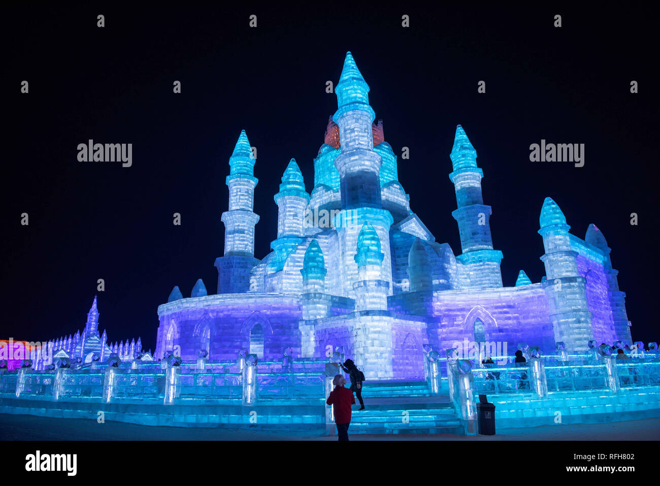 Harbin, Harbin, China. 26th Jan, 2019. Harbin, CHINA-Ice sculptures at ...