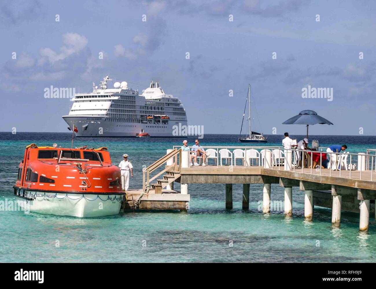 March 27, 2005 - Grand Turk Islansd, Turks & Caicos Islands - A tender ...