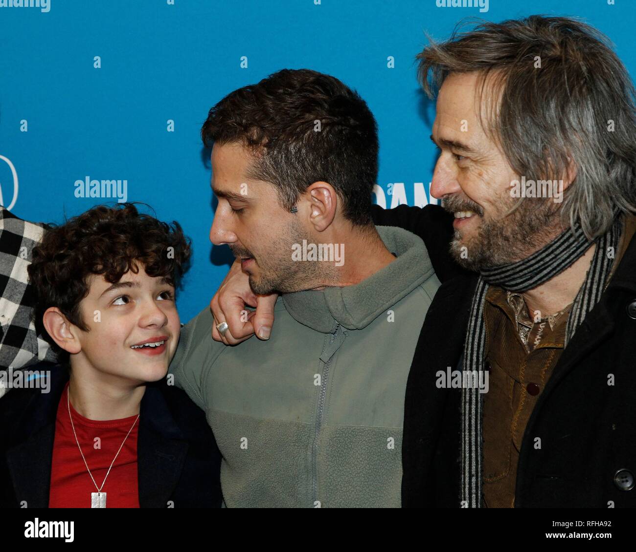 Park City, UT, USA. 25th Jan, 2019. Noah Jupe, Shia LaBeouf, Craig ...