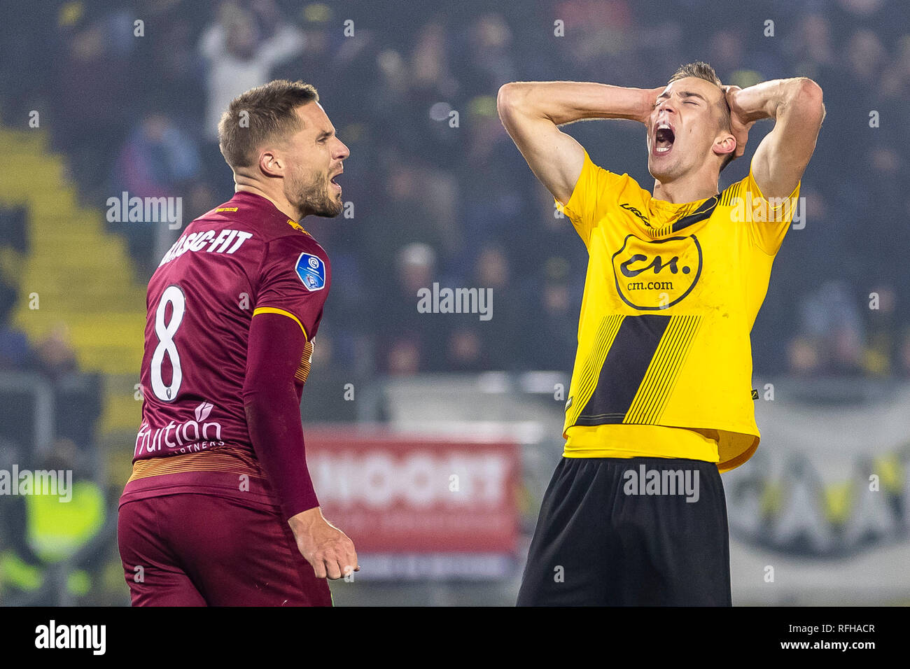 BREDA, Netherlands, 25-01-2019, football, NAC Rat Verleghstadium, Dutch ...