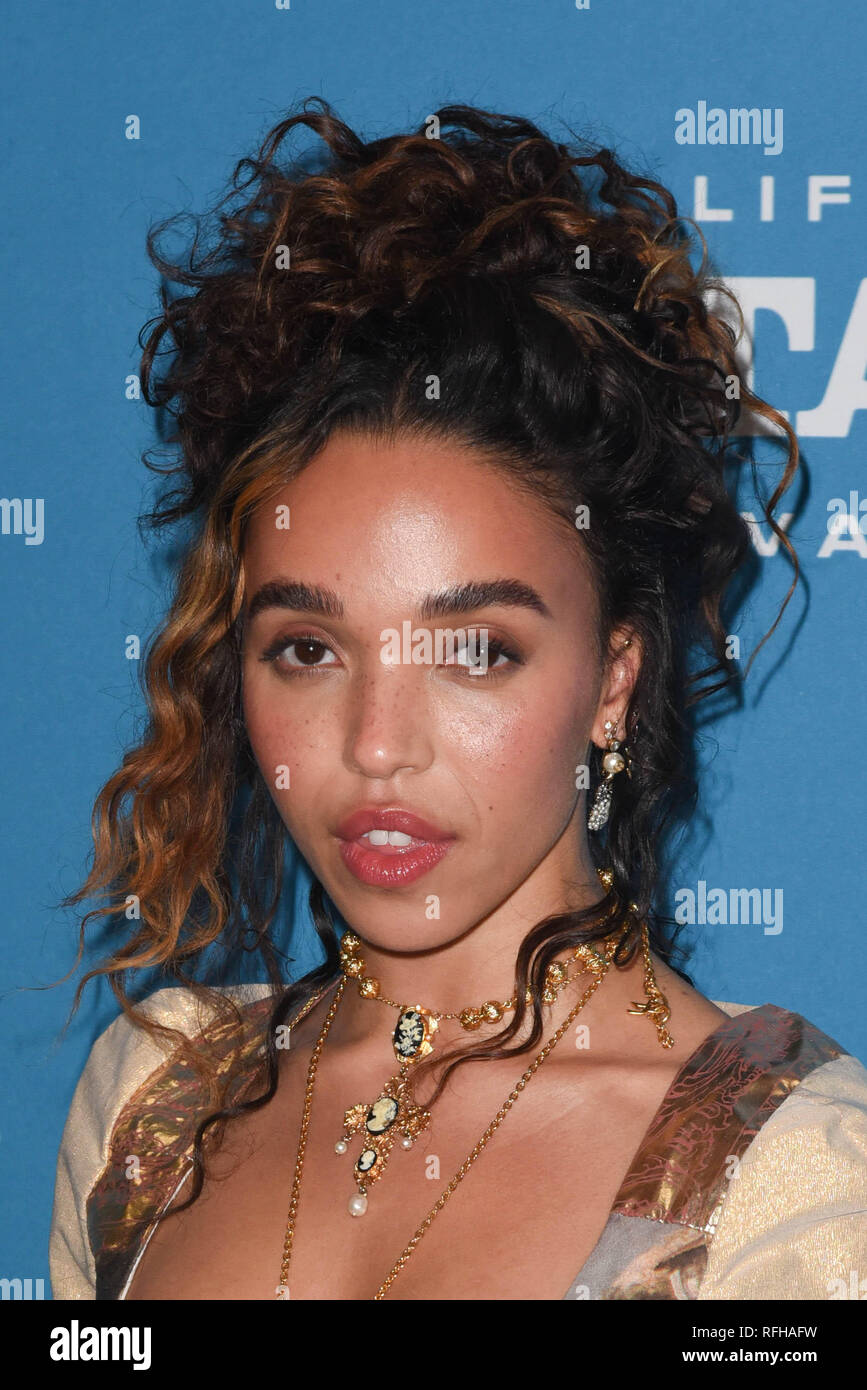 PARK CITY, UT - JANUARY 25: FKA Twigs attends the 'Honey Boy' world ...
