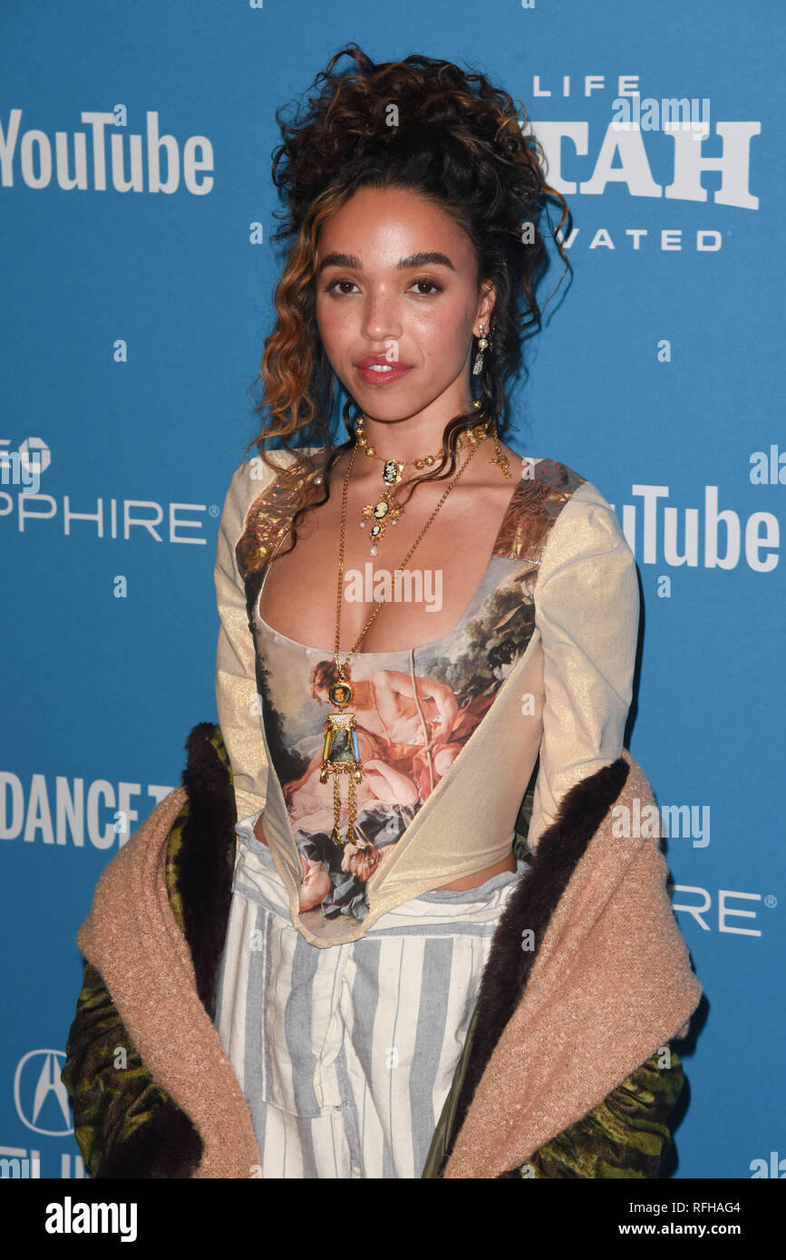 PARK CITY, UT - JANUARY 25: FKA Twigs attends the 'Honey Boy' world ...