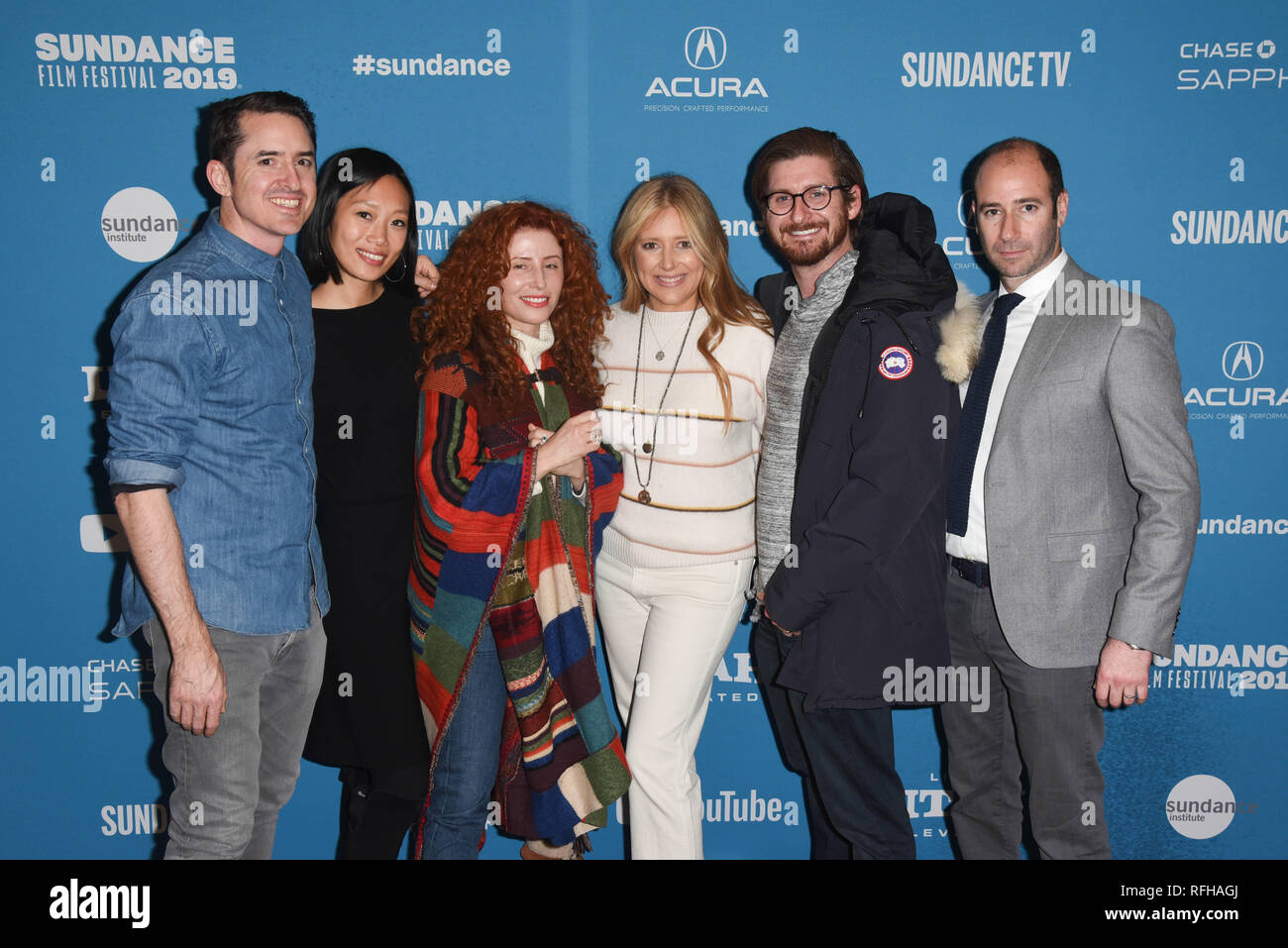 PARK CITY, UT - JANUARY 25: Brian Kavanaugh-Jones, Anita Gou, Aima Har ...