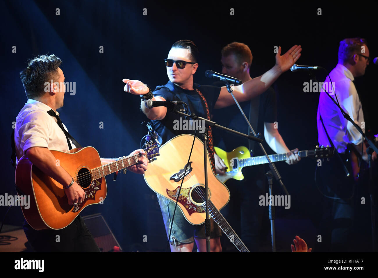 Going, Austria. 26th Jan, 2019. The singer Andreas Gabalier (m) is on ...