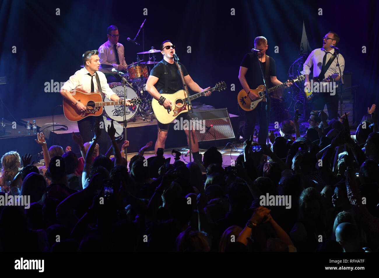 Going, Austria. 26th Jan, 2019. The singer Andreas Gabalier (2nd from ...