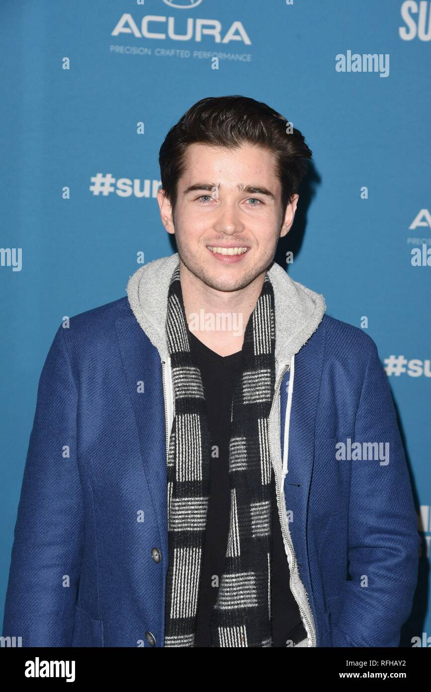 Park City, Utah, USA. 25th January 2019. Luke Slattery attends the ...