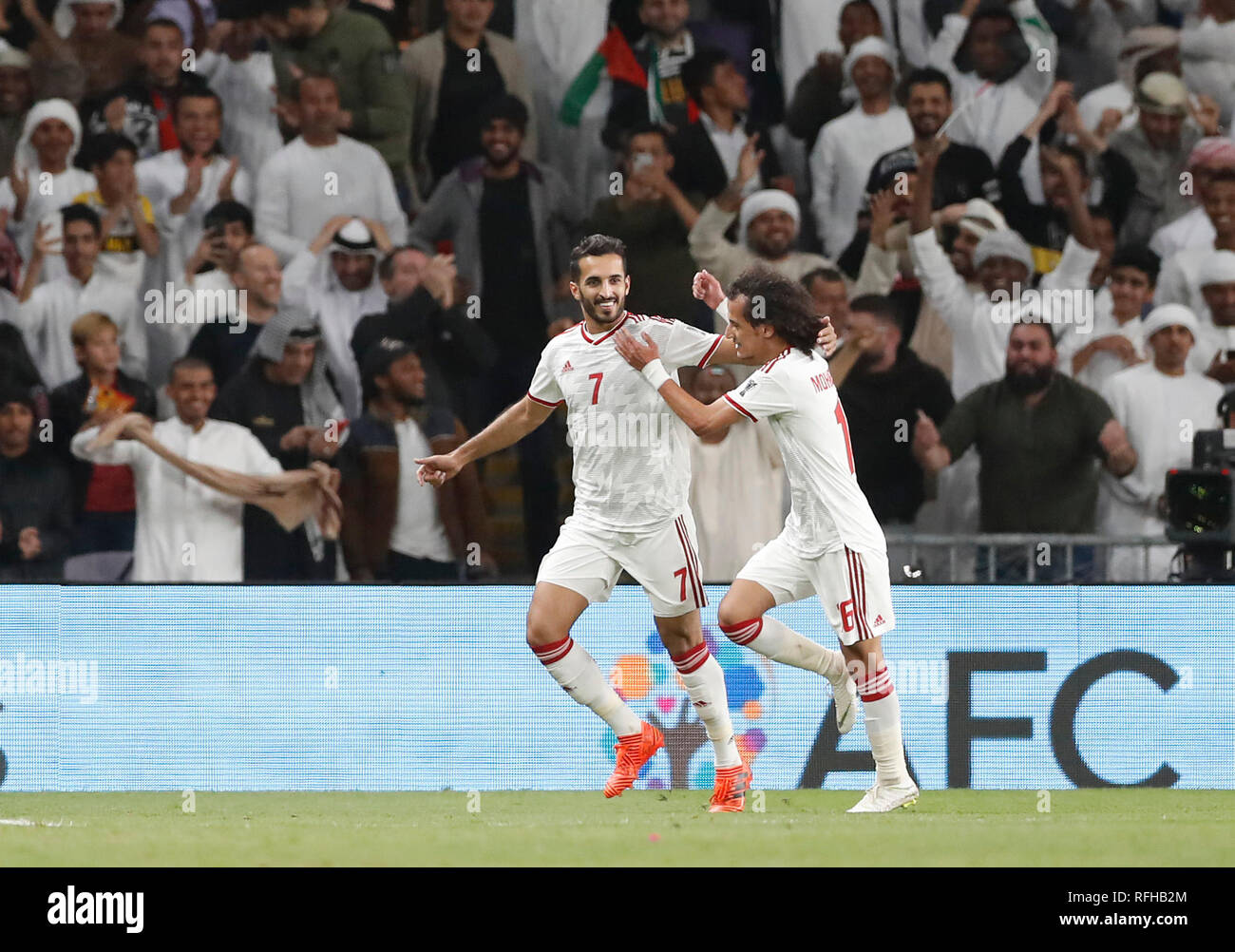 Al Ain, United Arab Emirates. 25th Jan, 2019. UAE's Ali Ahmed Mabkhout ...