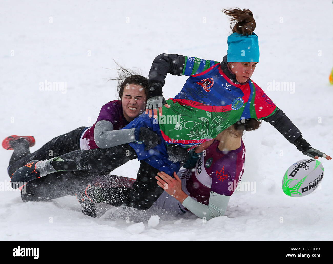 Snow Rugby High Resolution Stock Photography and Images - Alamy