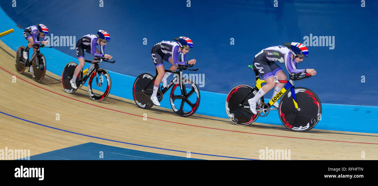 Manchester Velodrome, Manchester, UK. 26th Jan, 2019. HSBC UK National ...