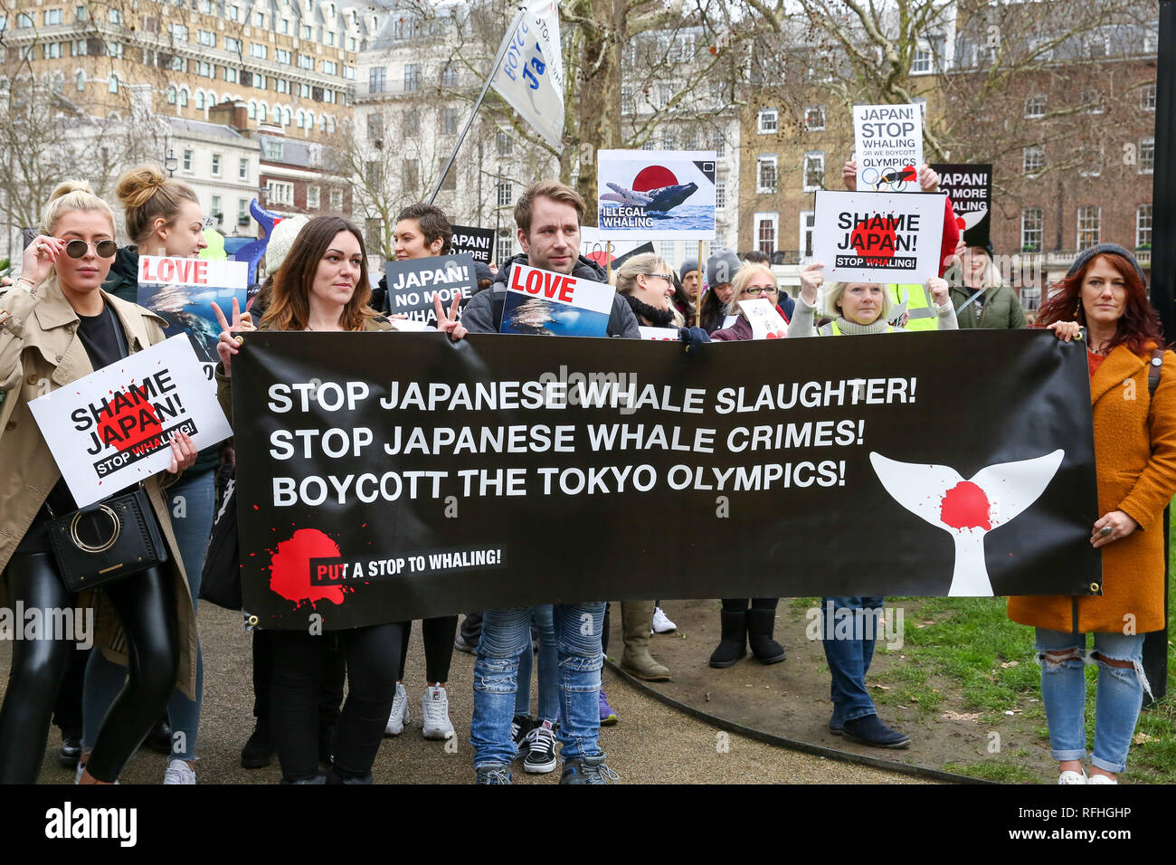 Anti whaling protest hi-res stock photography and images - Alamy