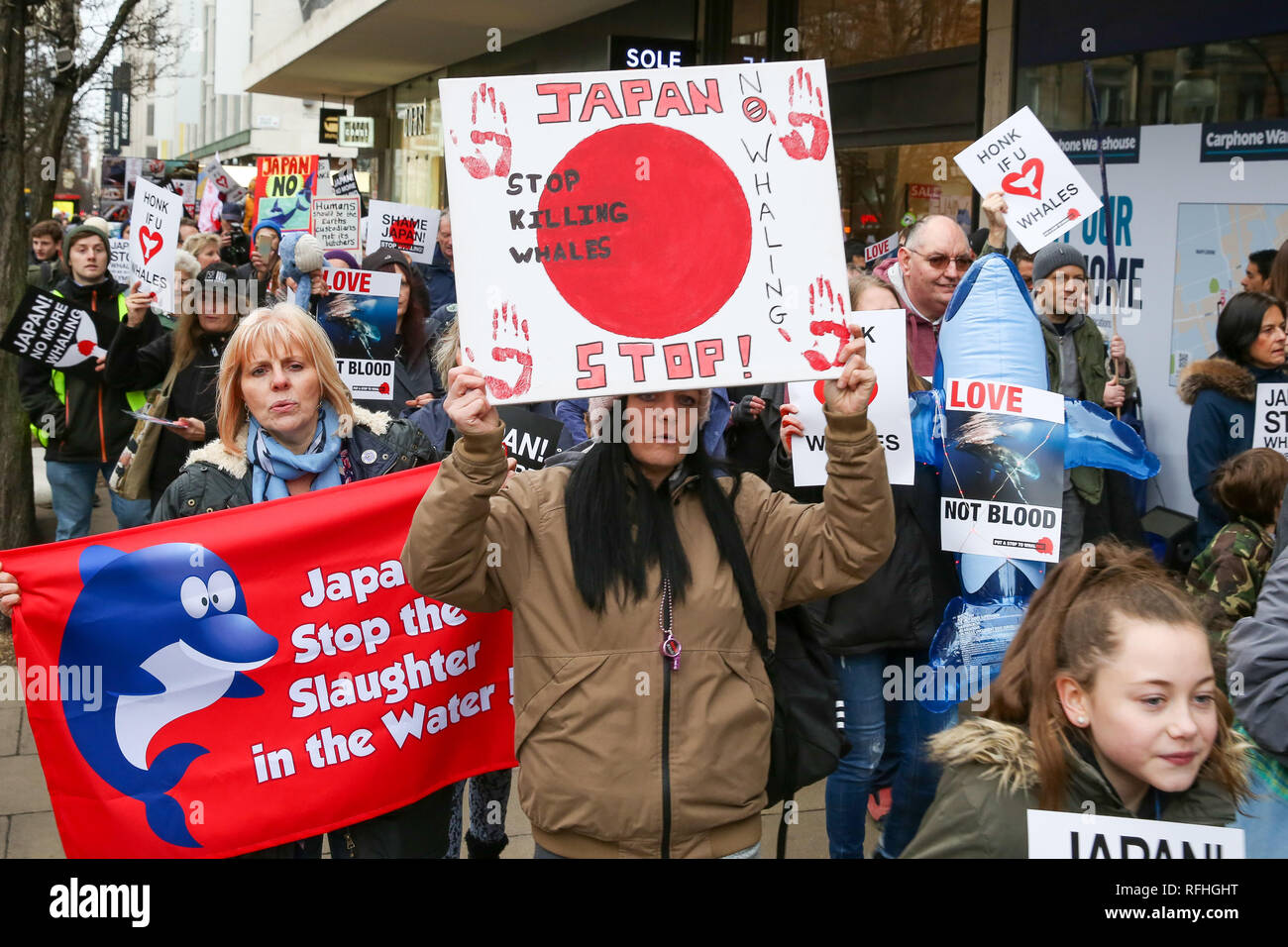 Anti whaling protest hi-res stock photography and images - Alamy