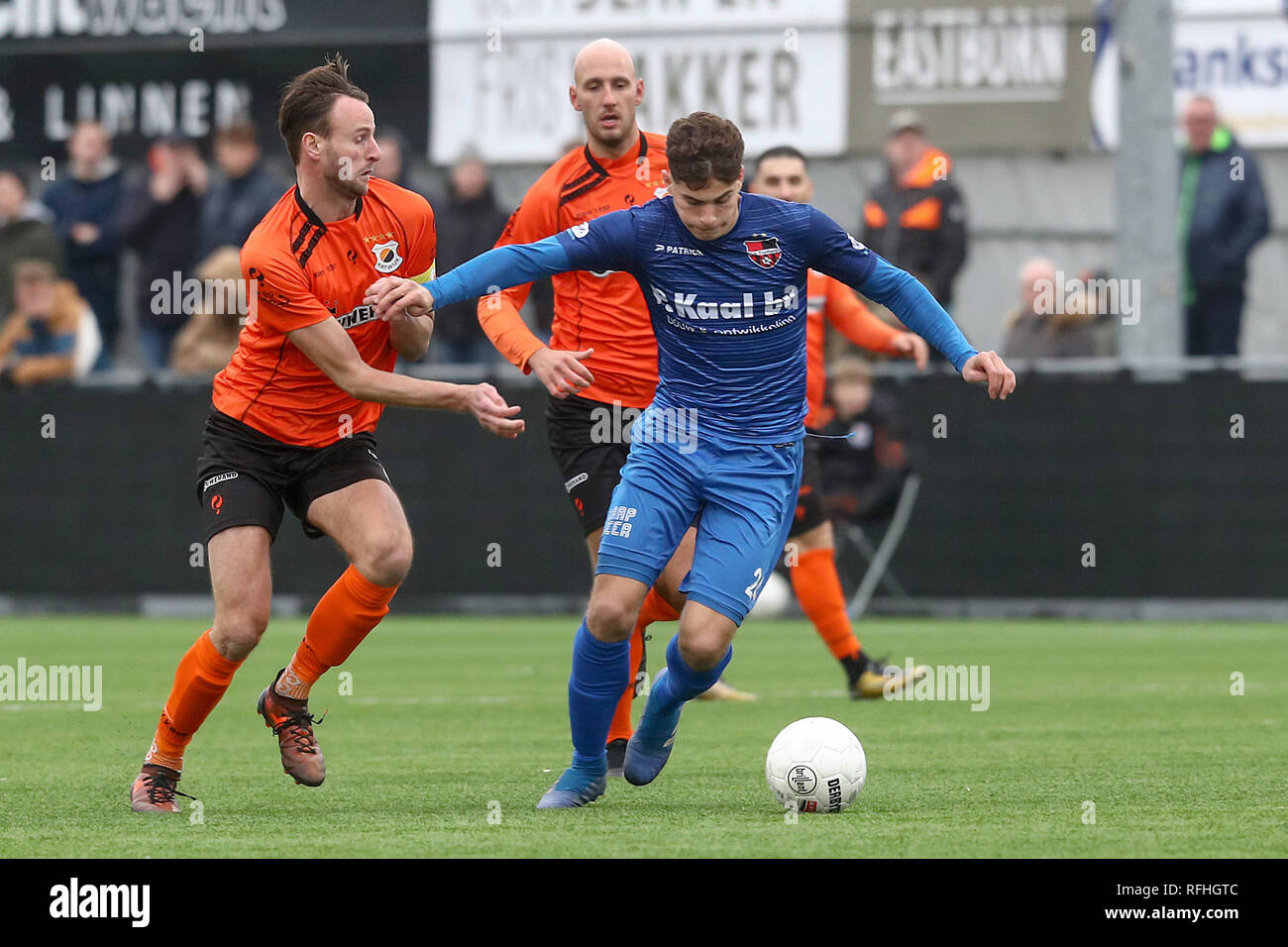 Katwijk, Netherlands. 26th Jan, 2019. KATWIJK, 26-01-2019, Football ...