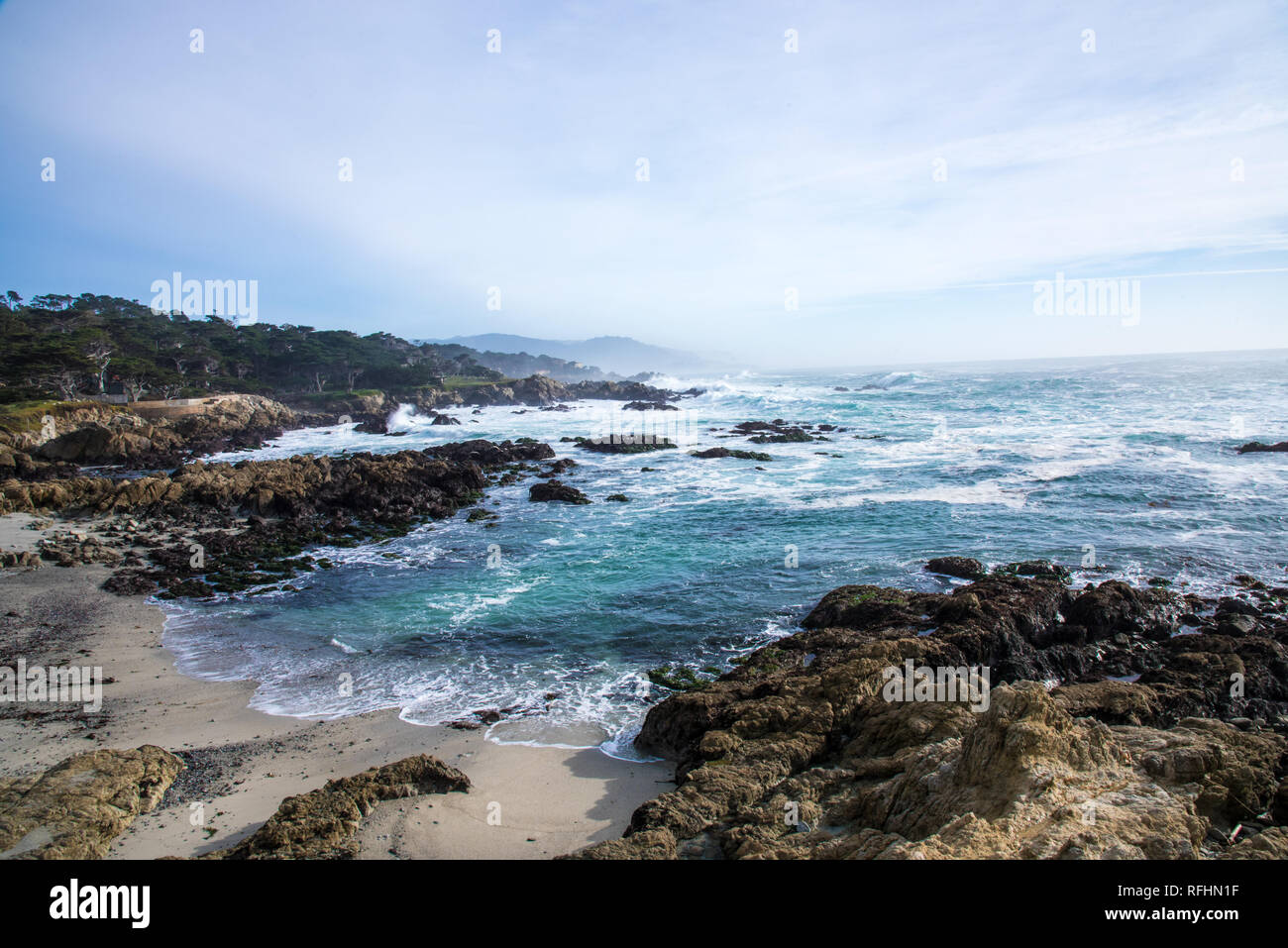 Carmel by the sea beach monterey peninsula hi-res stock photography and ...