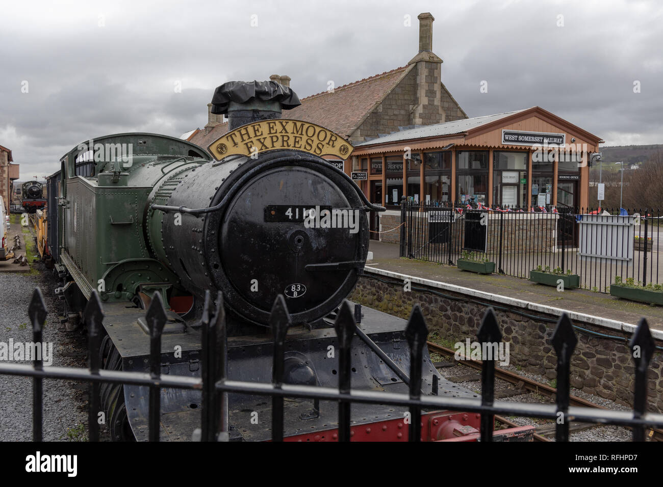 Exmoor Express, West Somerset Railway, Minehead Stock Photo - Alamy