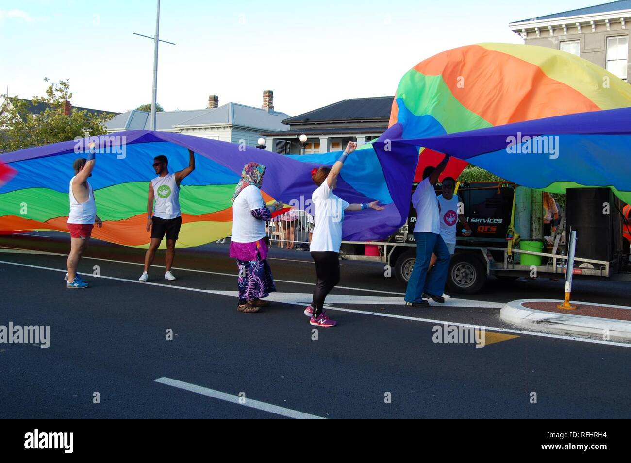 Auckland pride parade 2016 2 17 Stock Photo - Alamy