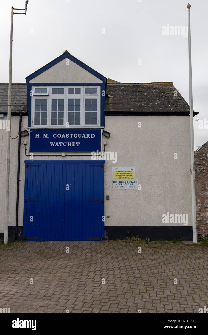 HM Coastguard, Watchet, UK Stock Photo - Alamy