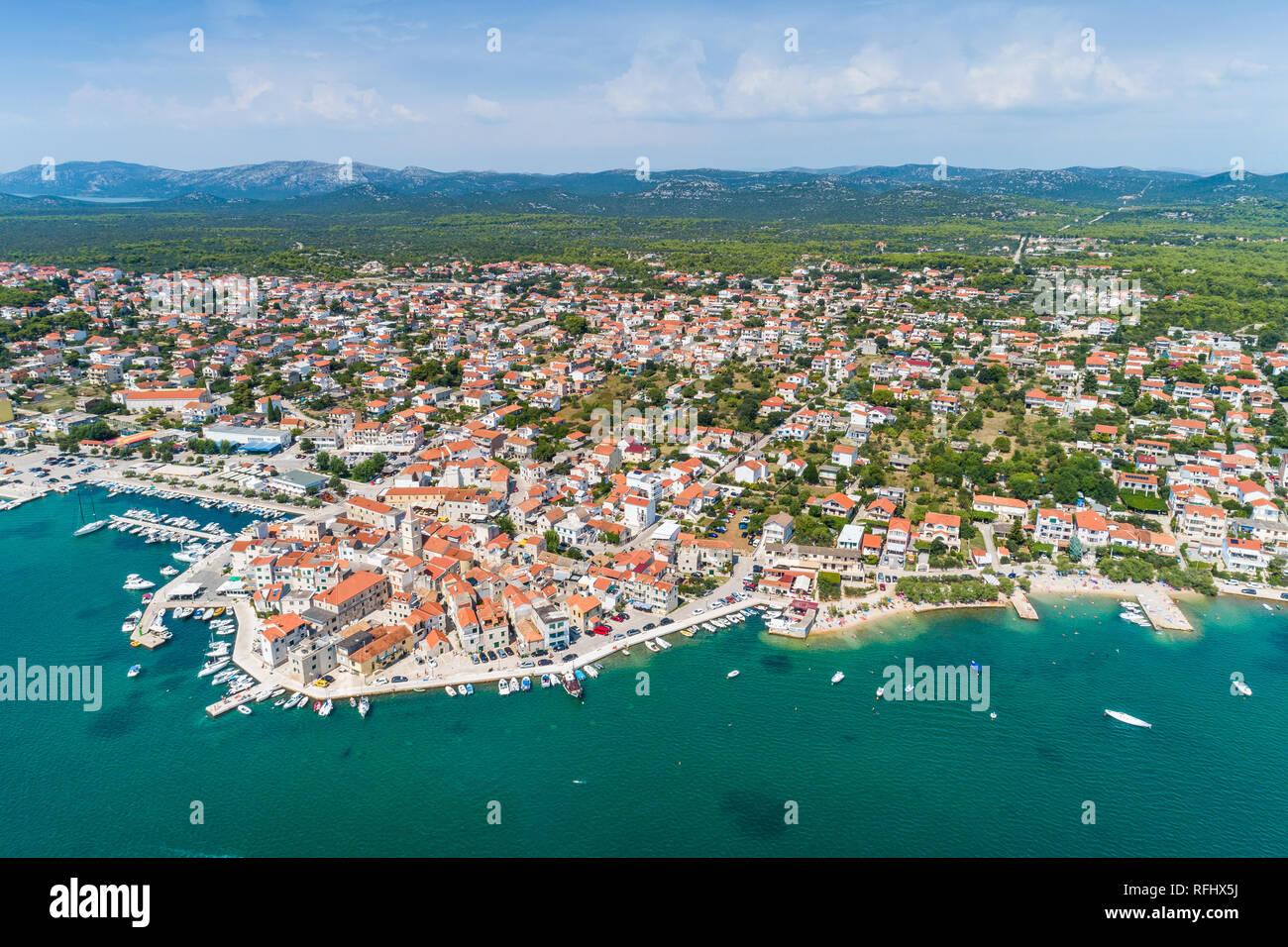 Adriatic town pirovac waterfront hi-res stock photography and images ...
