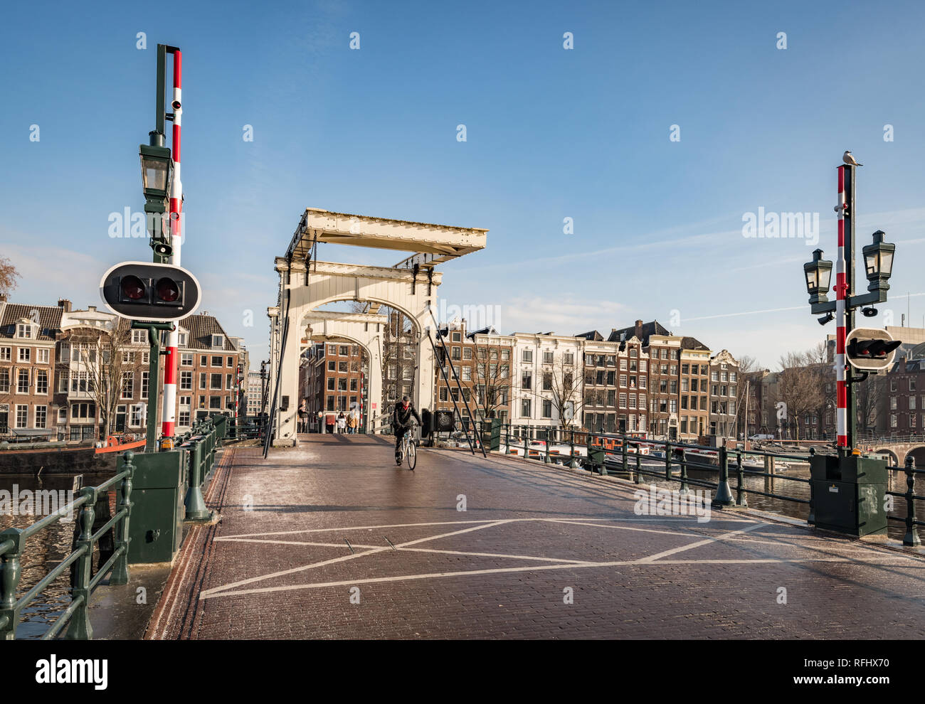 canal bridge Amsterdam Stock Photo - Alamy