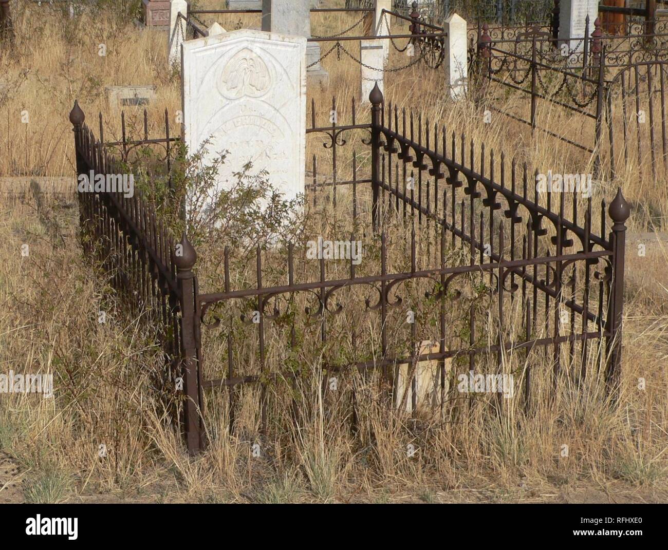 Austin NV cemetery Masonic Childs marker 1 Stock Photo - Alamy