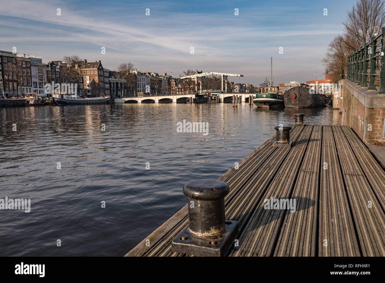Amstel River Amsterdam Stock Photo - Alamy
